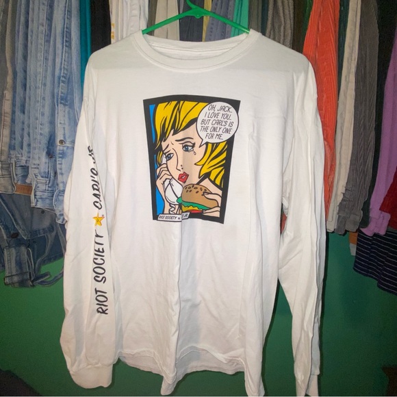 riot society | Shirts | Carls Jr Comic Book Tee | Poshmark